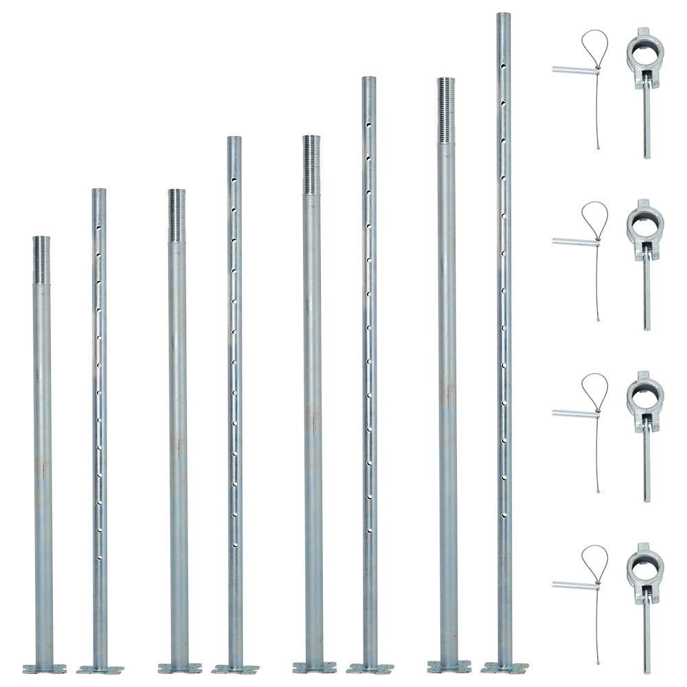 1/2pcs Extendable Size Acrow Acro Props Zinc Plated Heavy Duty Builder ...