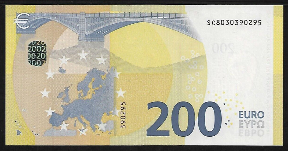 European Union / Italy 200 Euro 2019 PMG 65 EPQ UNC Pick #25s Series ...