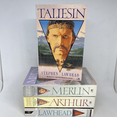 Pendragon Cycle 1-4 Stephen Lawhead Taliesin Merlin Arthur Pendragon ...