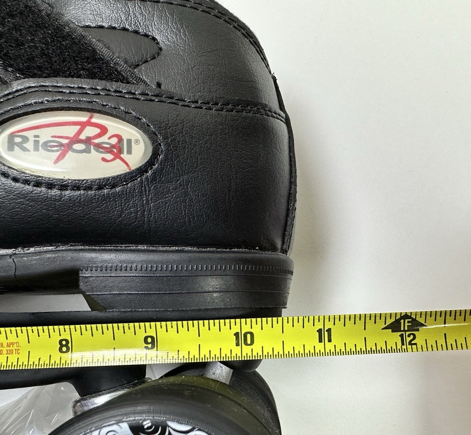 Riedell R3 Cayman Roller Speed Skates Size 8 Black Sport Skating | eBay