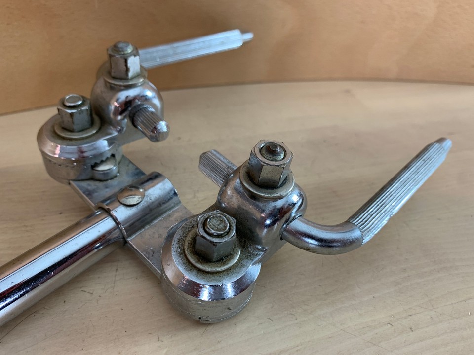 LUDWIG Standard Double Rack Tom Post Holder Mount Part Arms 60s 70s Vtg ...