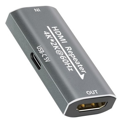 HDMI Booster,HD Amplifier Repeater 4K 60hz, HD Extender Amplifier ...