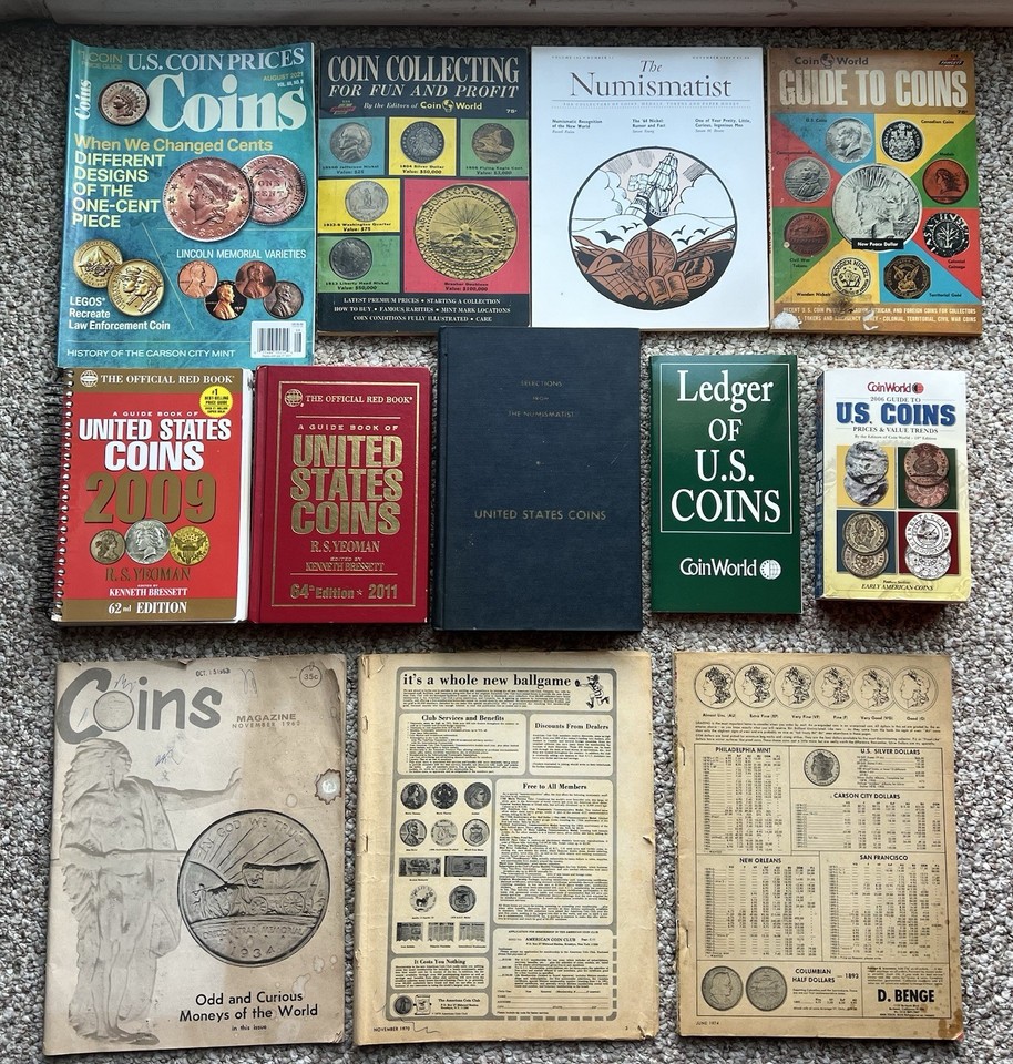 ⭐️Vintage Lot of Numismatic Coin Magazines Books 70’s Coins Coinworld ...
