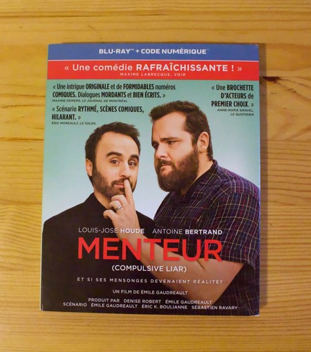 Menteur Blu-ray Louis-José Houde Antoine Bertrand w/Slipcover OOP | eBay