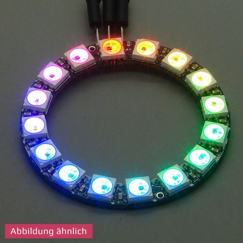 NeoPixel RGB LED Ring mit 16 WS2812 5050 RGB LEDs 5V für Arduino ...