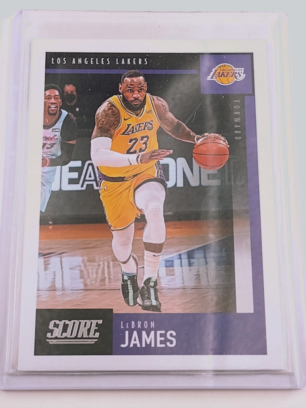 2020-21 Panini Chronicles Threads LeBron James #85 LA Lakers Card! C146 ...