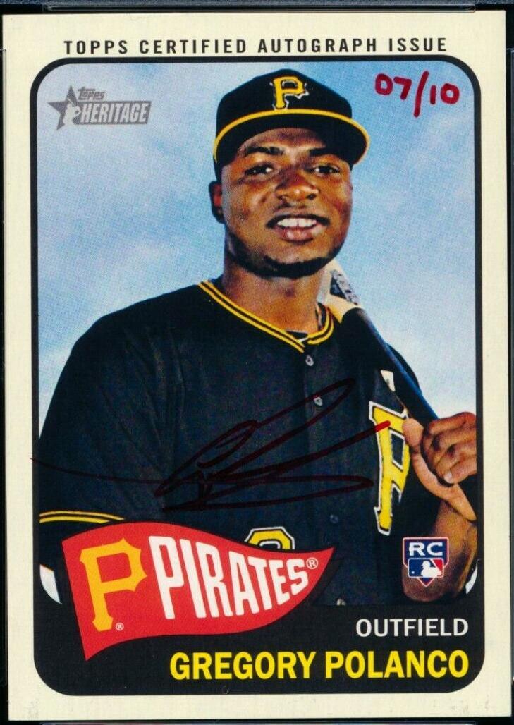 2014 Topps Heritage Minor League Edition - Real One Autographs Gregory ...