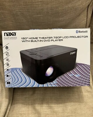Naxa Electronics Home Theater 720p LCD Projector With Built-in DVD ...