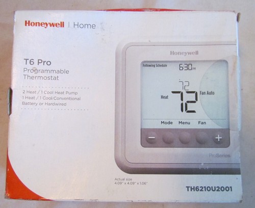 Honeywell TH6220WF2006 T6 Pro WiFi Programmable Thermostat 85267183925 ...