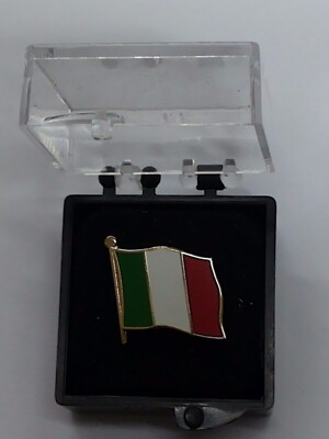 Metal Badge Italian Flag Pin Gift Idea Italy | eBay