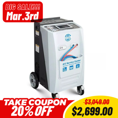 Fully Automatic R- 1234YF AC Refrigerator Recovery Recycle & Recharge ...