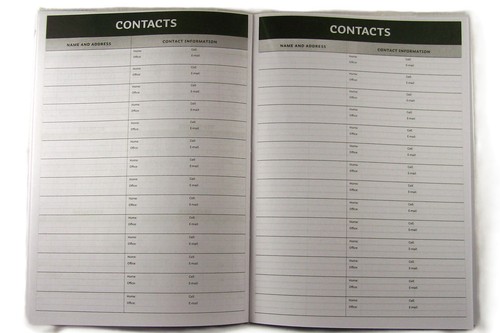 2025 Monthly Large Print Planner Organizer 2 Page Per Month Format 9 ...