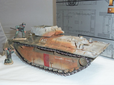 FIGARTI A3222P WW2 IWO JIMA LVTA-4 TOY SOLDIER FIGURE MILITARY TANK ...