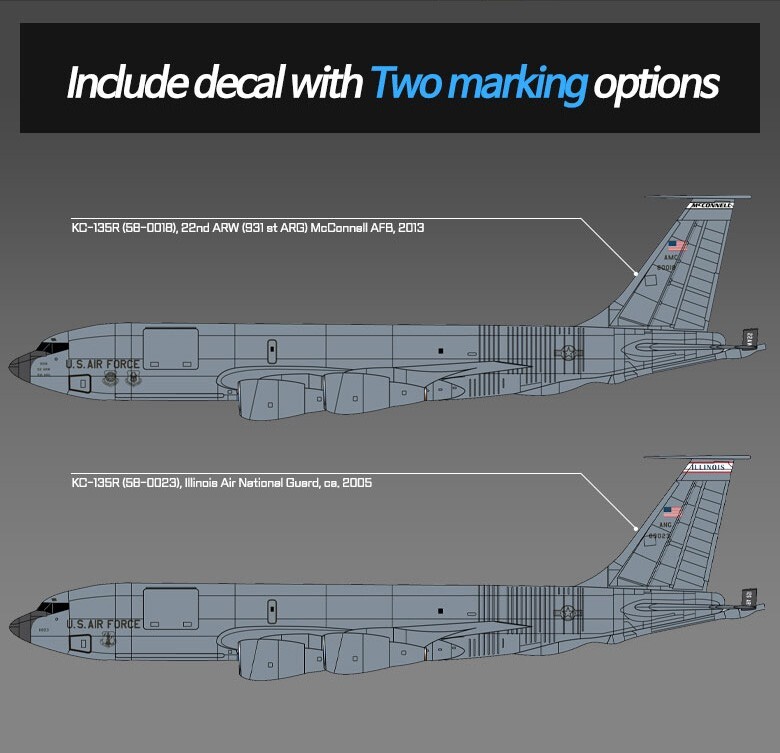 1/144 USAF KC-135R Stratotanker #12638 ACADEMY HOBBY MODEL KITS | eBay