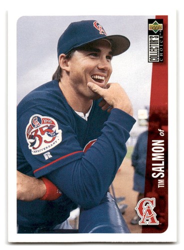 Tim Salmon 1996 Collector's Choice Baseball #75 California Angels | eBay