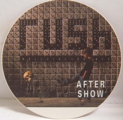 RUSH / GEDDY LEE / NEIL PEART - ORIGINAL CONCERT TOUR CLOTH BACKSTAGE ...