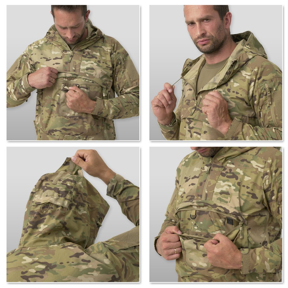 Tactical Jacket Helikon Tex Tracer Military Windbreaker Unisex Hooded ...