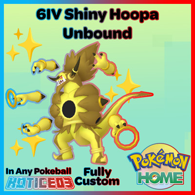 Shiny Hoopa Unbound 6IV Pokemon Scarlet & Violet 🚀Fast🚀 | eBay