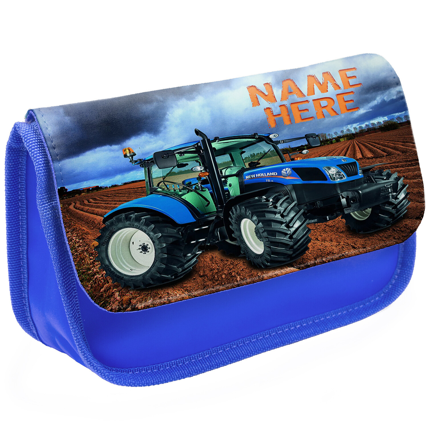 Personalised Pencil Case Boys Tractor Childrens Farming School Bag Kids ...