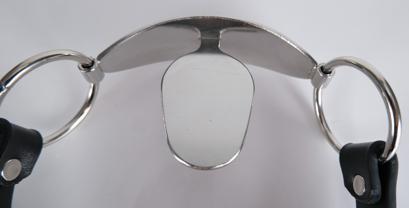 Steel Mouth Gag Tongue Depressor Gag Lockable Bondage Restraint Big Gag ...