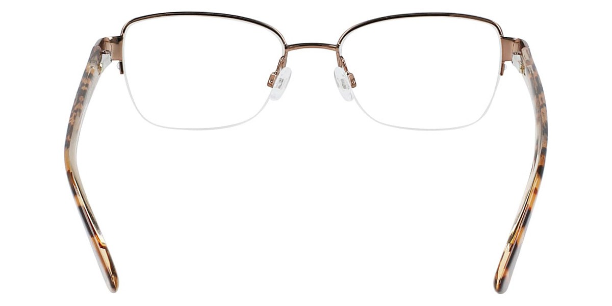 Anne Klein AK5093 Eyeglasses Women Mocha Rectangle 51mm New 100% ...