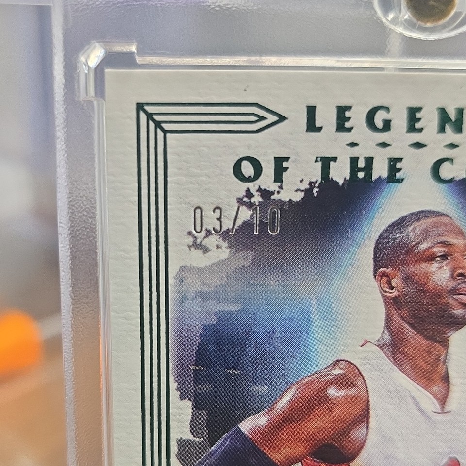 Dwyane Wade Auto /10 Topps Legends of the Court On-Card Autograph Heat ...