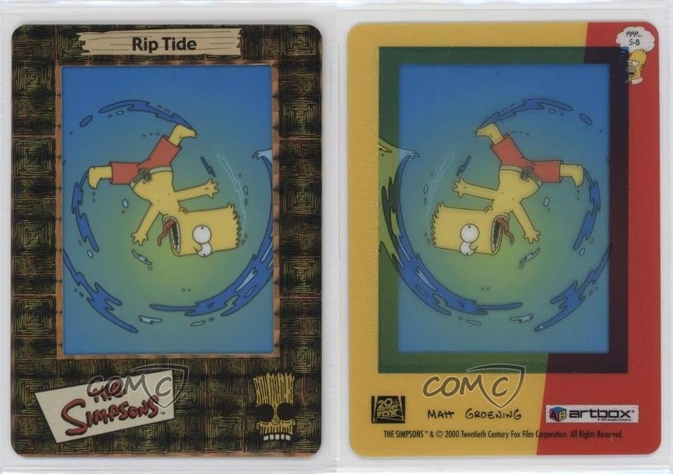 2000 Artbox The Simpsons FilmCardz Foil Cels Rip Tide #S-8 qf6 | eBay