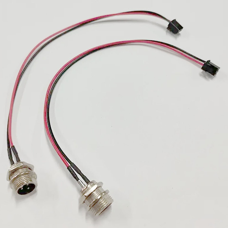 2X 3 Pin 2 Male Plug 2 Wire Hoverboard Charging Port For Scooter ...