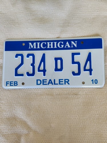 2010 MICHIGAN - DEALER PLATE | eBay
