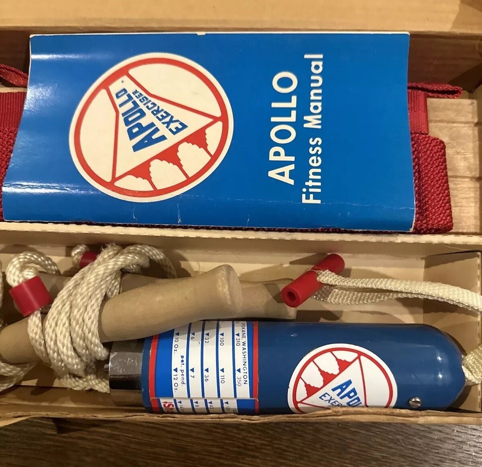 Vintage DELUXE APOLLO EXERCISER Physical Fitness Institute Full Body ...