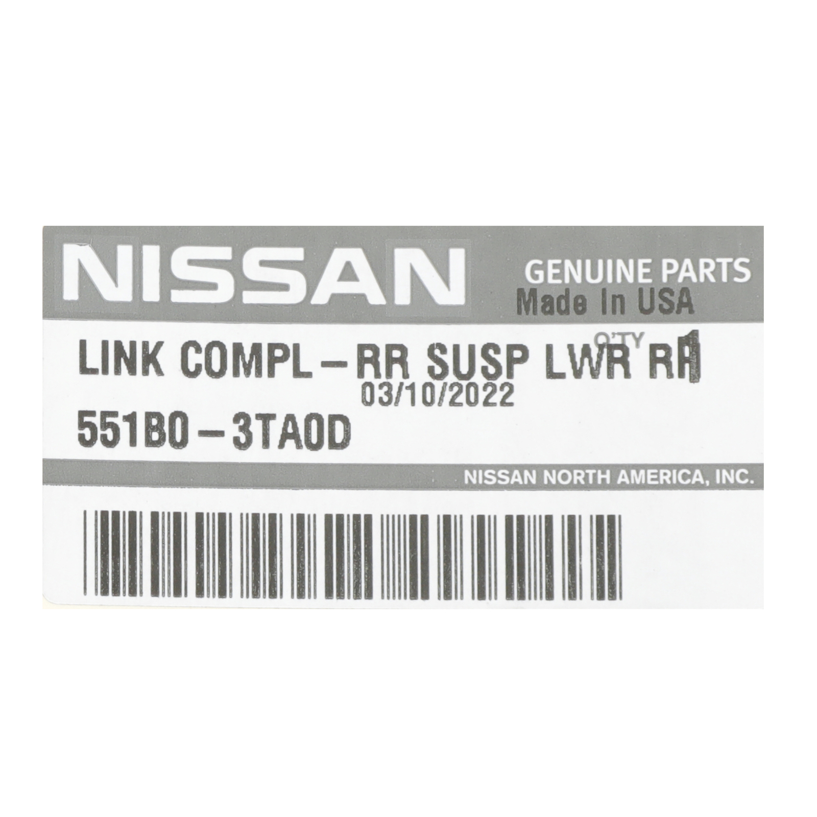 OEM 2015-2022 Nissan Right Suspension Control Arm Altima Maxima NEW ...