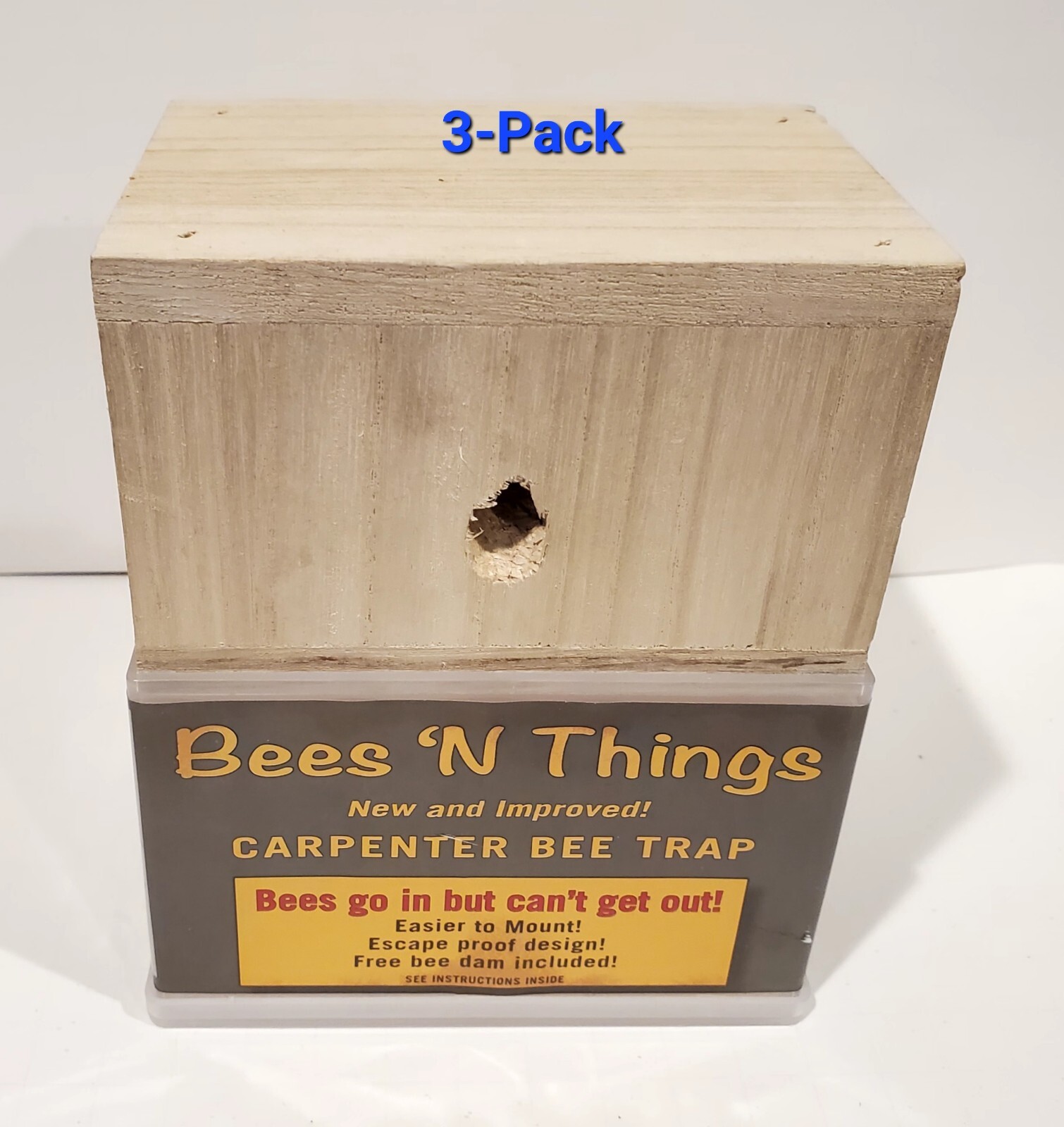 3-Pack of Bees 'N Things Outdoor Carpenter Bee Traps 🆕 | eBay