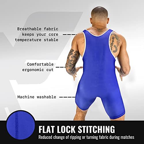 Men’s wrestling singlets, Powerlifting Singlet, Standard Singlet Large ...