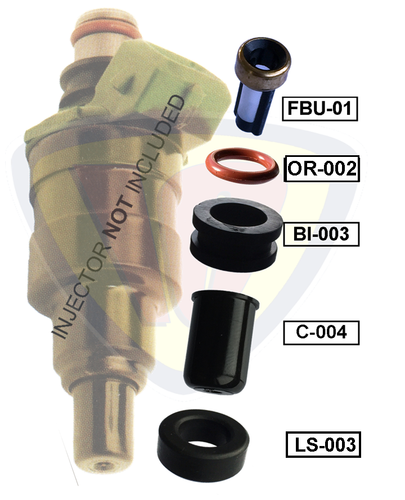 Fuel Injector Repair Kit to suit Mazda 323 Astina BF (B6) 1985-86 1.6L ...