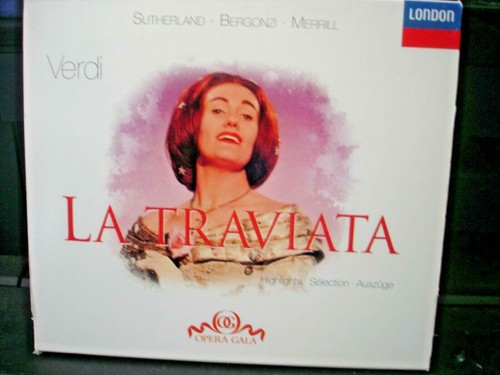 Verdi La Traviata Highlights CD London Decca Opera Gala Series 1998 ...