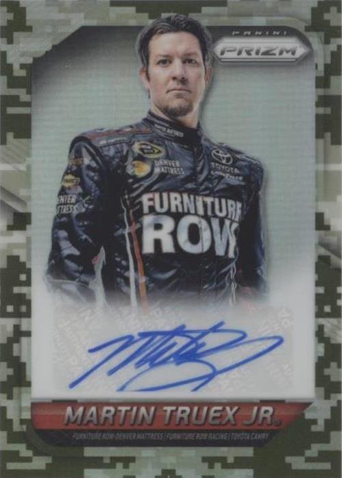 2016 Panini Prizm NASCAR - Driver Signatures Martin Truex Jr. #MT Camo ...
