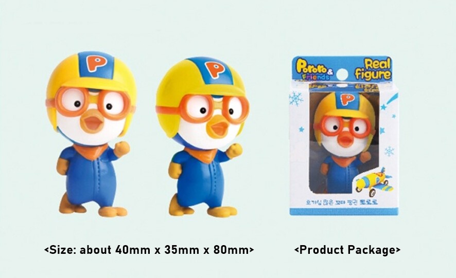 [Pororo] Real Figure Running Pororo Figures Korean Animation Toy | eBay