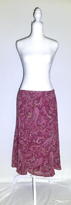 Rena Rowan Beautiful Print Size 10 Skirt | eBay