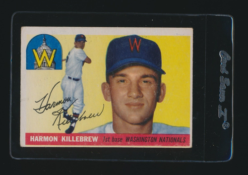 1955 Topps Harmon Killebrew #124 HOF RC Washington Senators Rookie MID ...