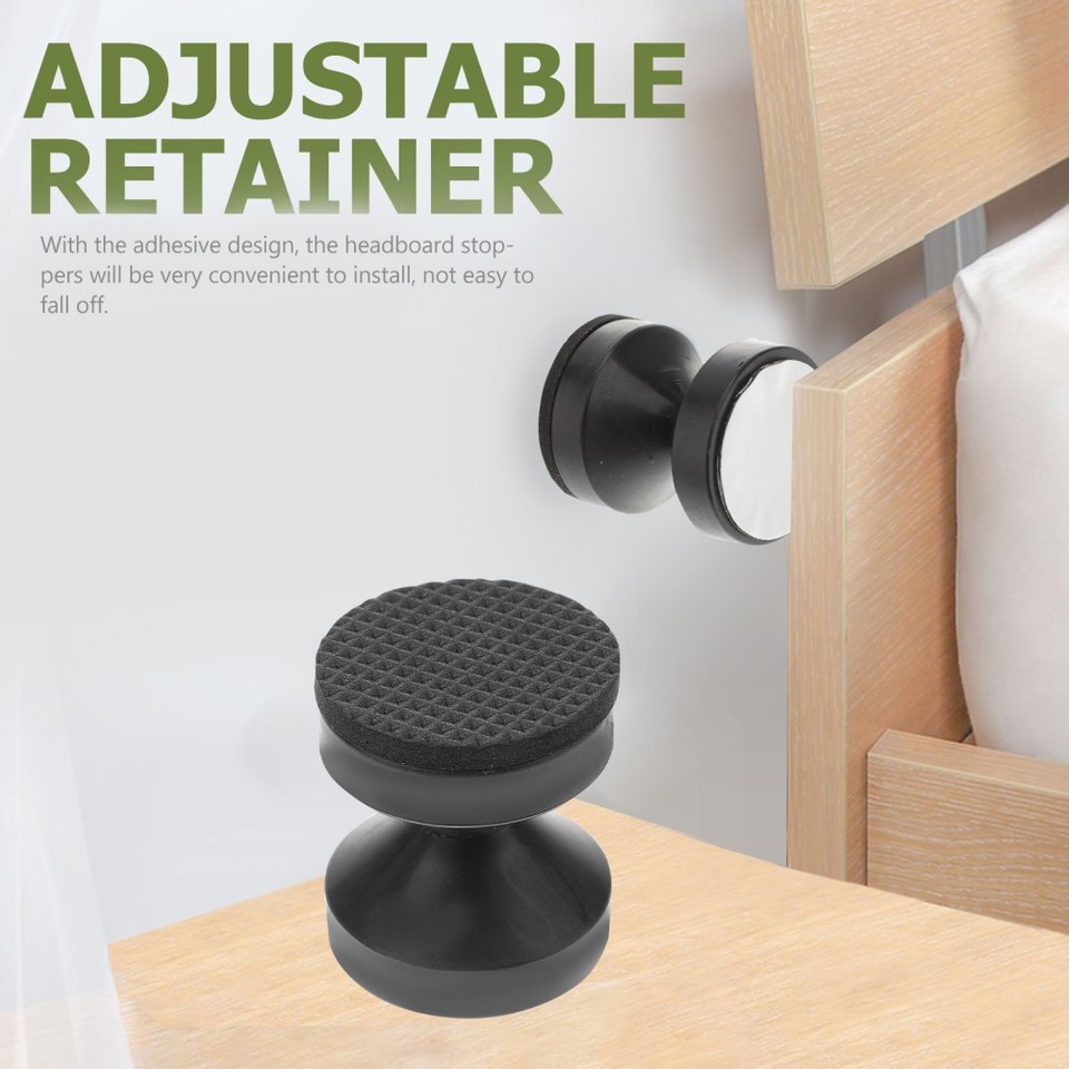 2 Pcs Adjustable Threaded Headboard Stopper Bed Frame Anti Shake ...
