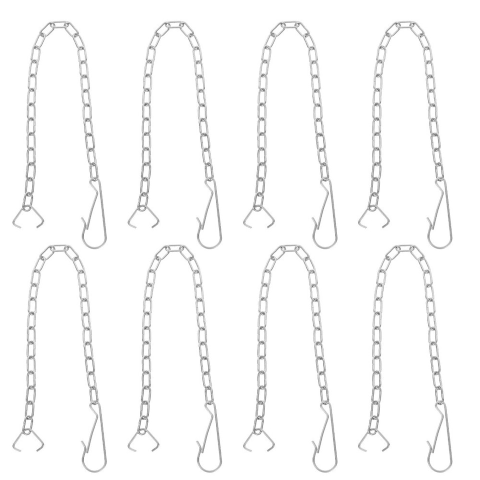 8 Pcs Plumber's Toilet Lifting Tool Stainless Steel Flapper Chain | eBay