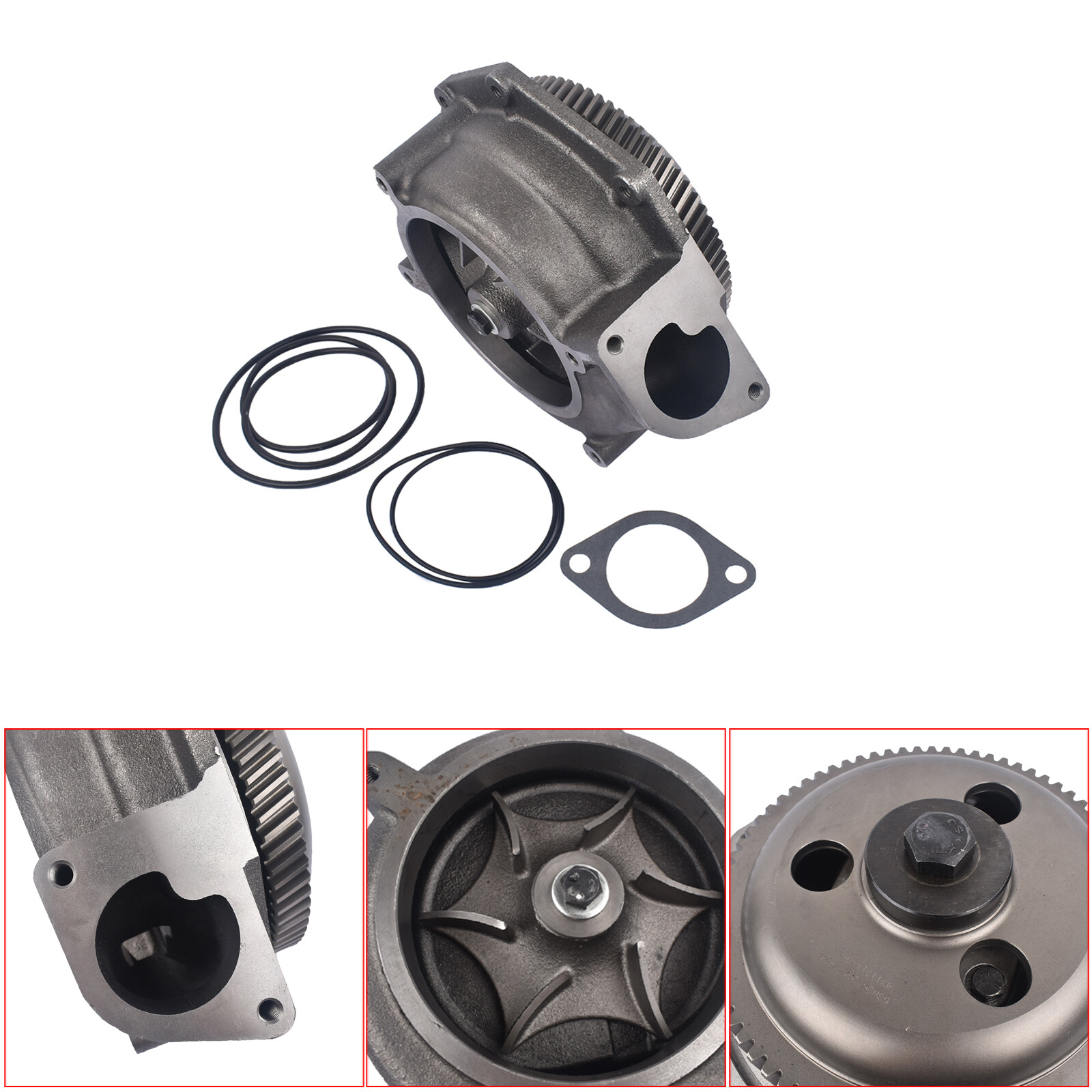 Water Pump For Caterpillar CAT 1354925 C15 10R0483 3520212 613890 2WS ...