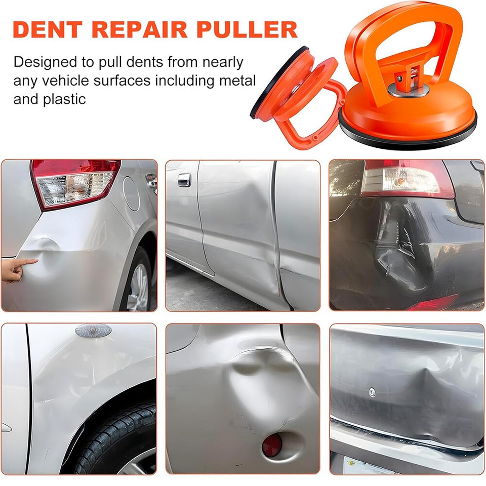 4PCS Dent Puller Car Body Panel Suction Cup Repair Removal Tool Kit up ...