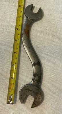 Vintage S Curved Open End 8” Wrench 11/16” X 5/8” Unknown brand | eBay