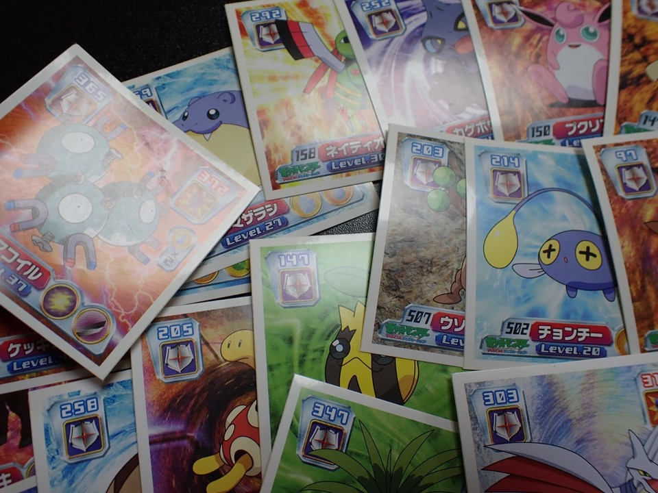 Pokemon Amada ADV Sticker Non Holo x60 Togepi Alakazam Skarmory etc ...