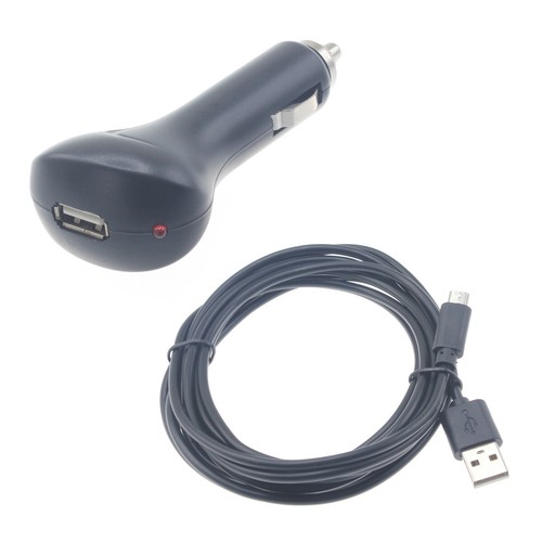 2-IN-1 CAR CHARGER POWER ADAPTER MICRO USB CABLE CORD For SPRINT T ...