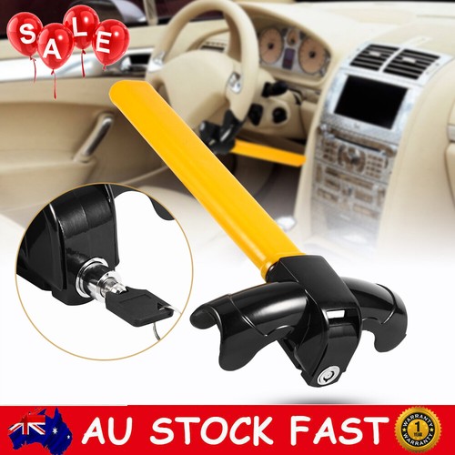 Car Steering Wheel Lock Security Safe Anti-theft Steer Lock Tools W/ 2 ...