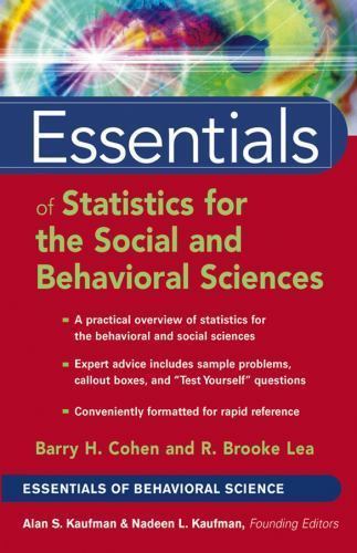 Essentials of Statistics for the Social and Behavioral Sciences ...