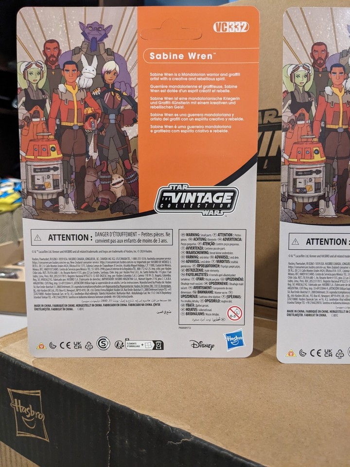 Star Wars Vintage Collection TVC Ghost HasLab- Full Crew Mural Cardbacks | eBay