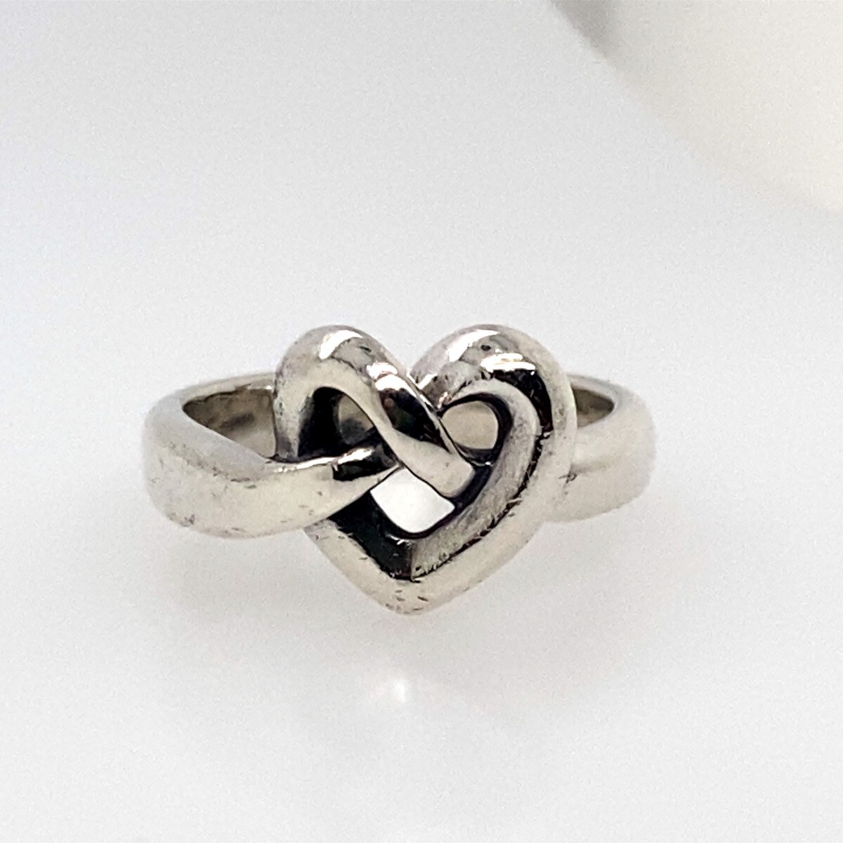James Avery Heart Knot Sterling Silver Ring (DG708168… - Gem